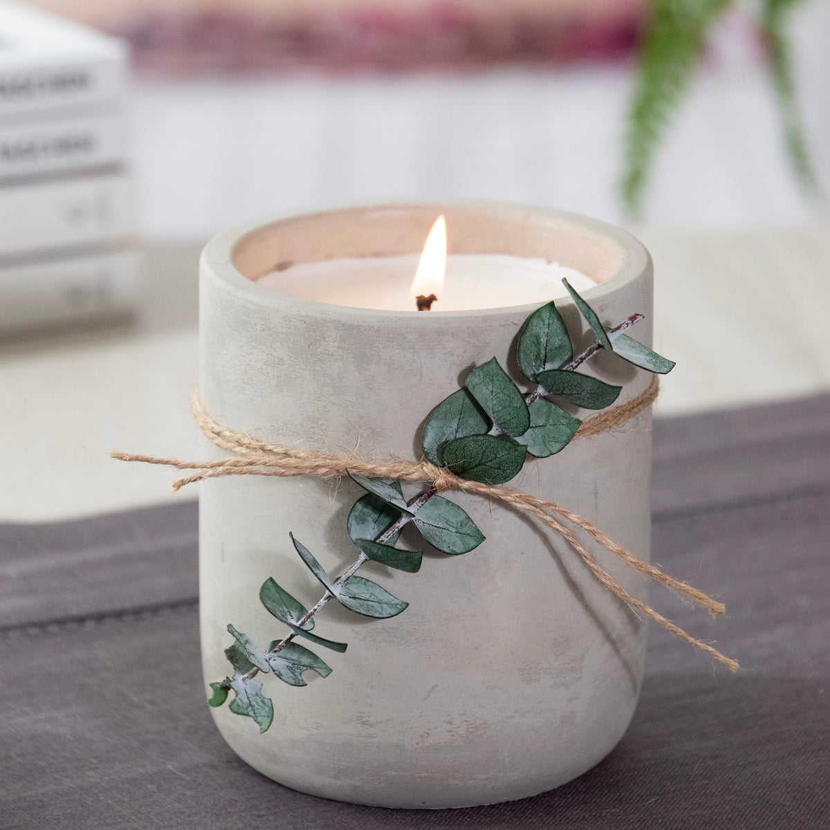Palo Santo Vanilla Cement Candle — Andaluca Home